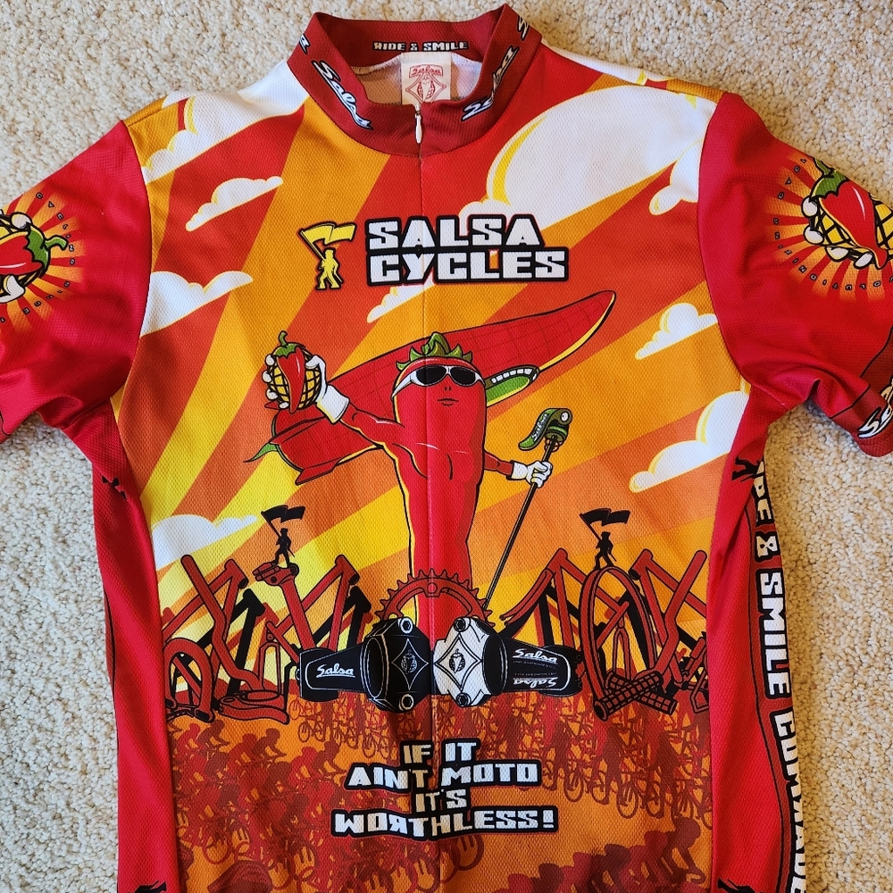Rare Vintage Salsa Cycles Bicycling Jersey - Gem
